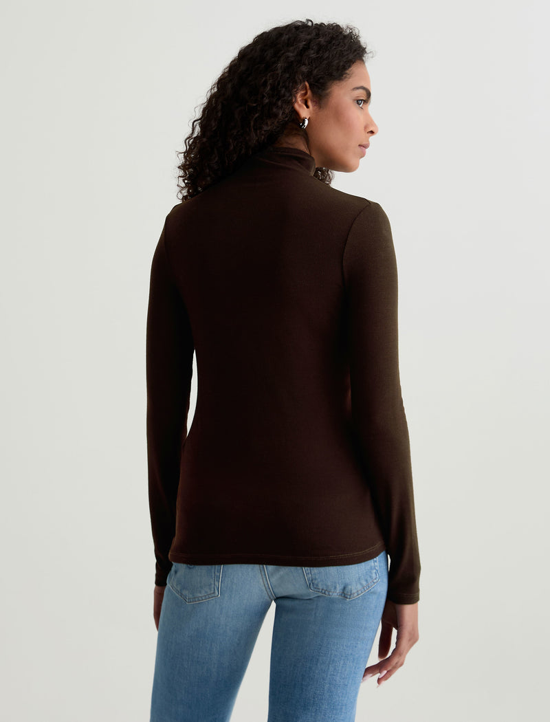 Women Chels Turtleneck Coffee Bean at AG Jeans Official Store