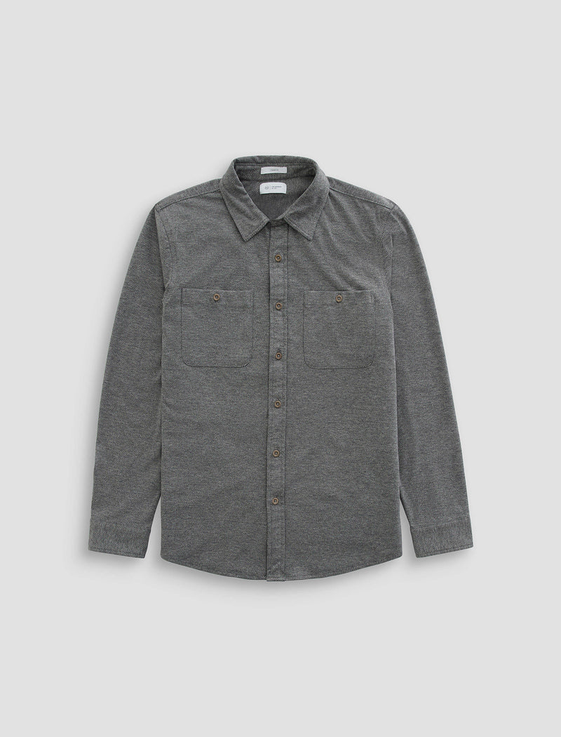 Men Wayne Work Shirt Heather Grey at AG Jeans Official Store