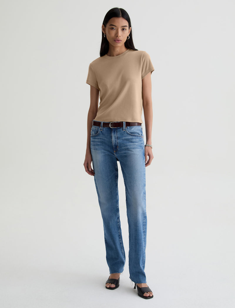 Women Sadie Crew Khaki Sand at AG Jeans Official Store