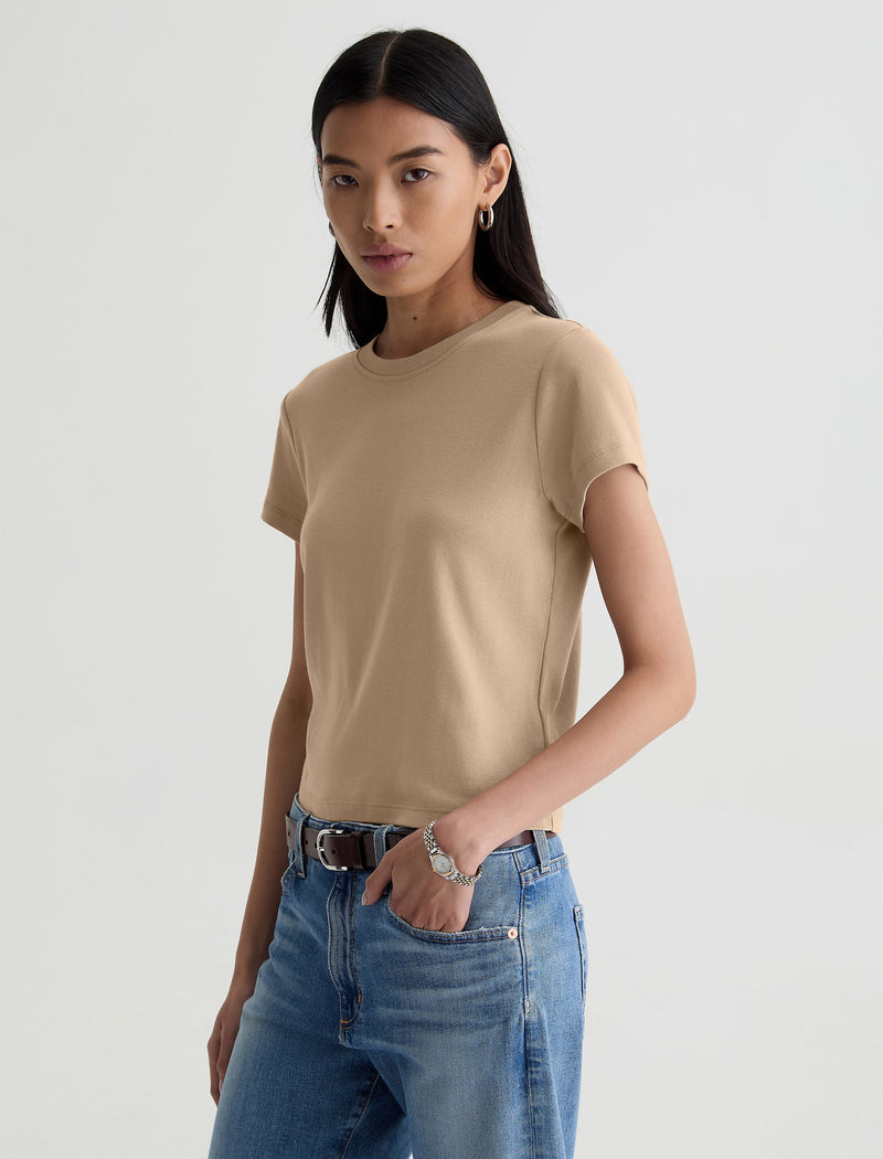 Women Sadie Crew Khaki Sand at AG Jeans Official Store