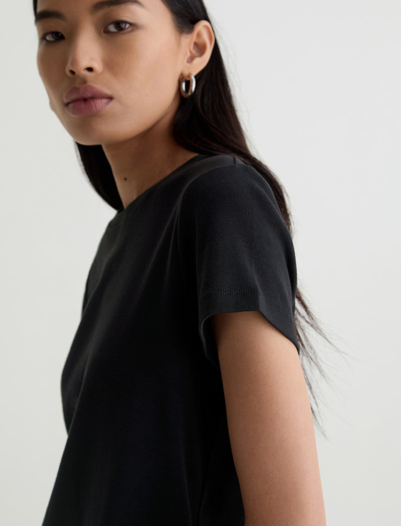 Women Sadie Crew Super Black at AG Jeans Official Store
