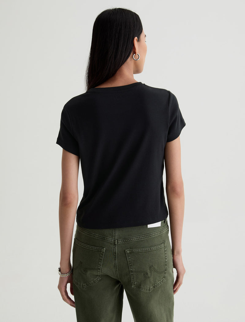 Women Sadie Crew Super Black at AG Jeans Official Store
