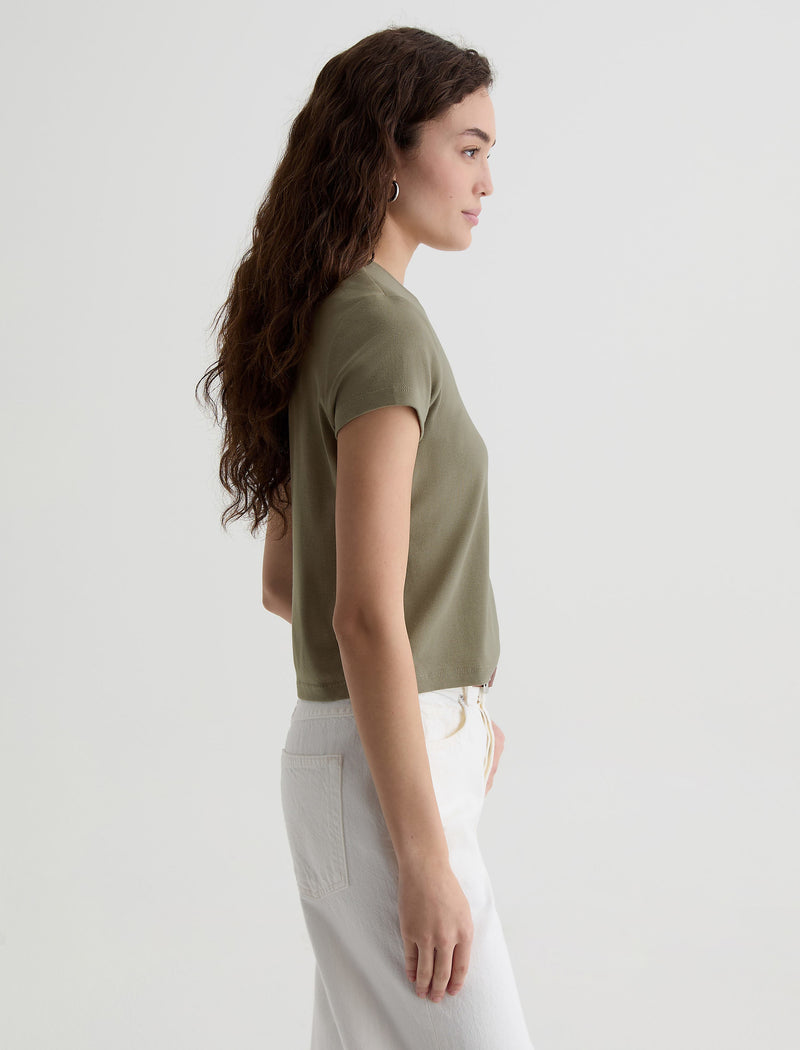 Women Sadie Crew Spruce Green at AG Jeans Official Store