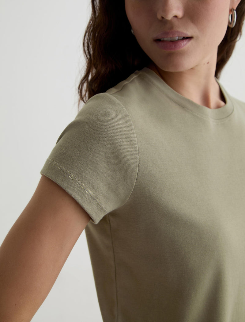 Women Sadie Crew Spruce Green at AG Jeans Official Store