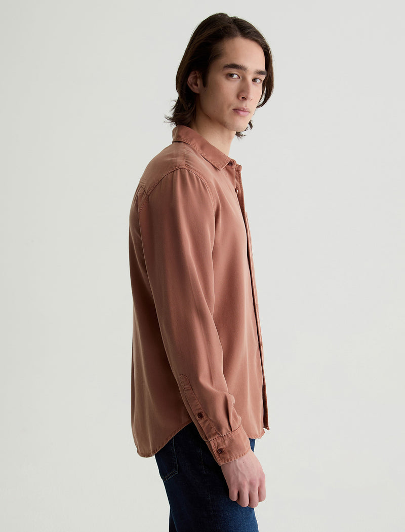 Men Aiden Shirt Mesa Rust at AG Jeans Official Store