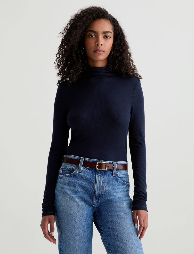 Womens Chels Turtleneck Deep Trenches at AG Jeans Official Store