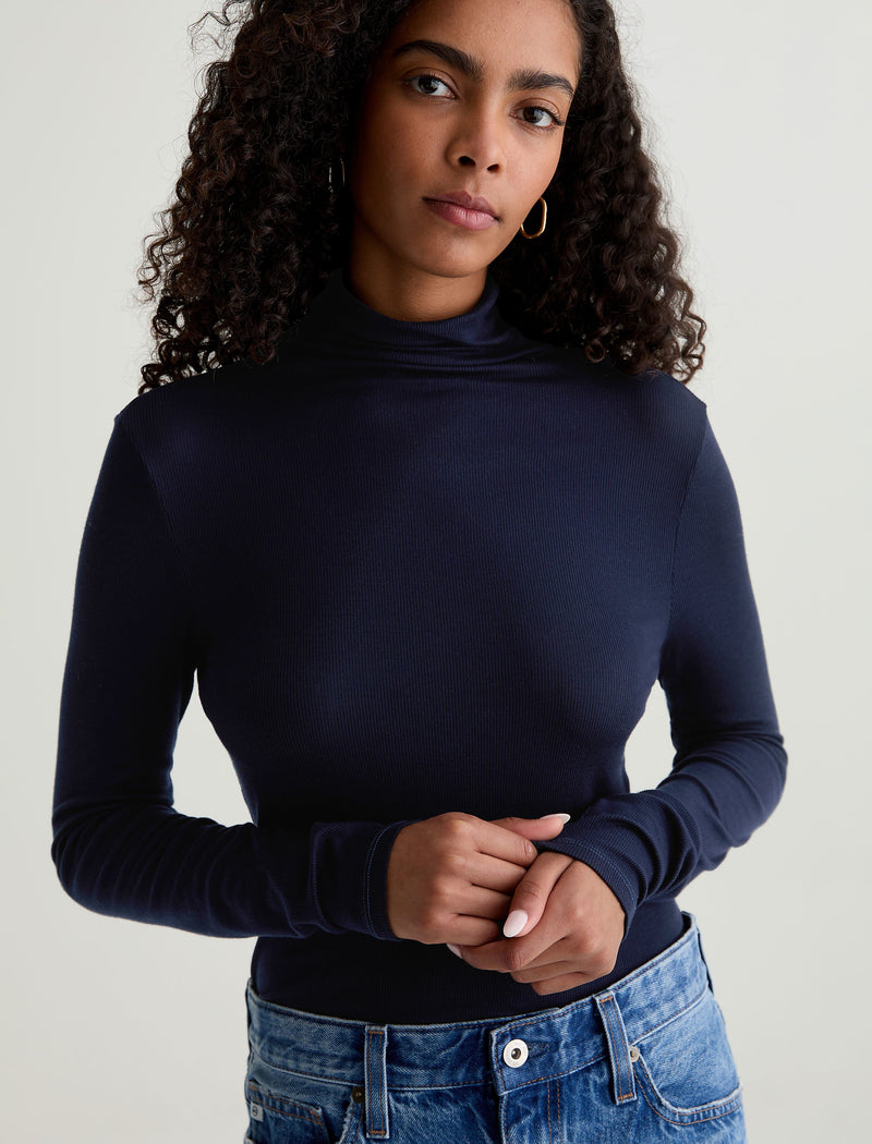 Womens Chels Turtleneck Deep Trenches at AG Jeans Official Store