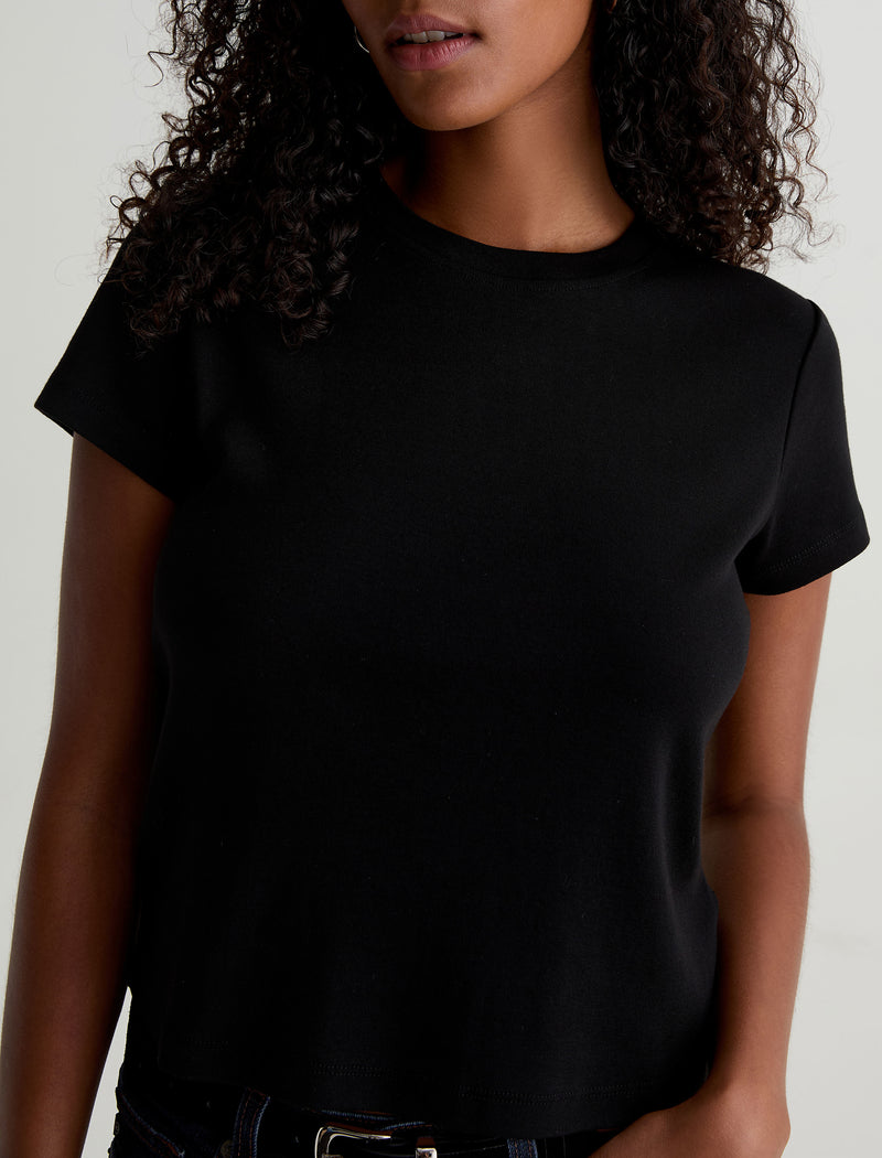 Women Sadie Crew Super Black at AG Jeans Official Store