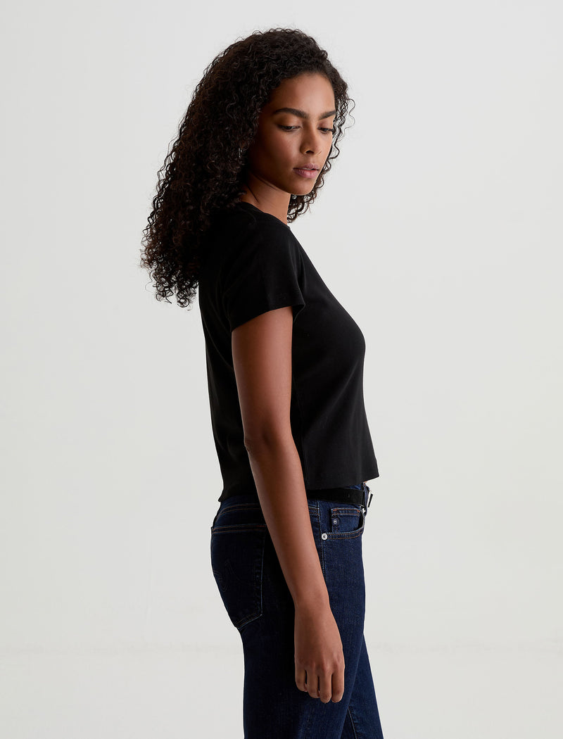 Women Sadie Crew Super Black at AG Jeans Official Store