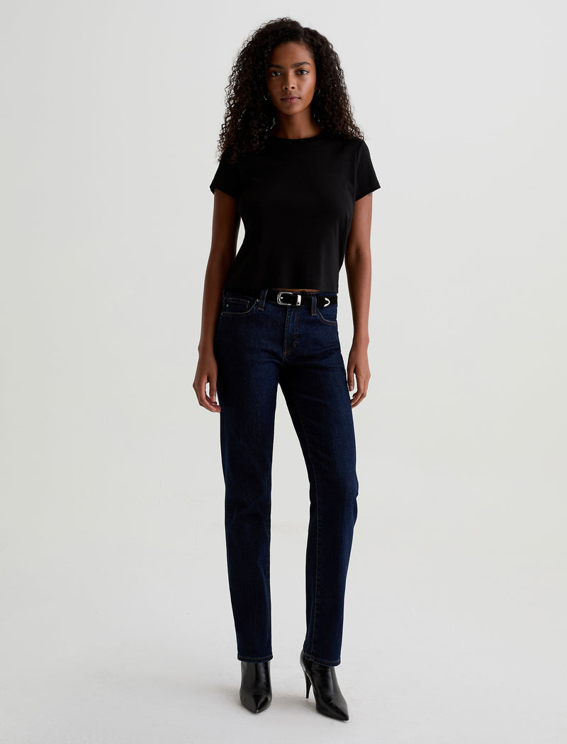 Women Sadie Crew Super Black at AG Jeans Official Store