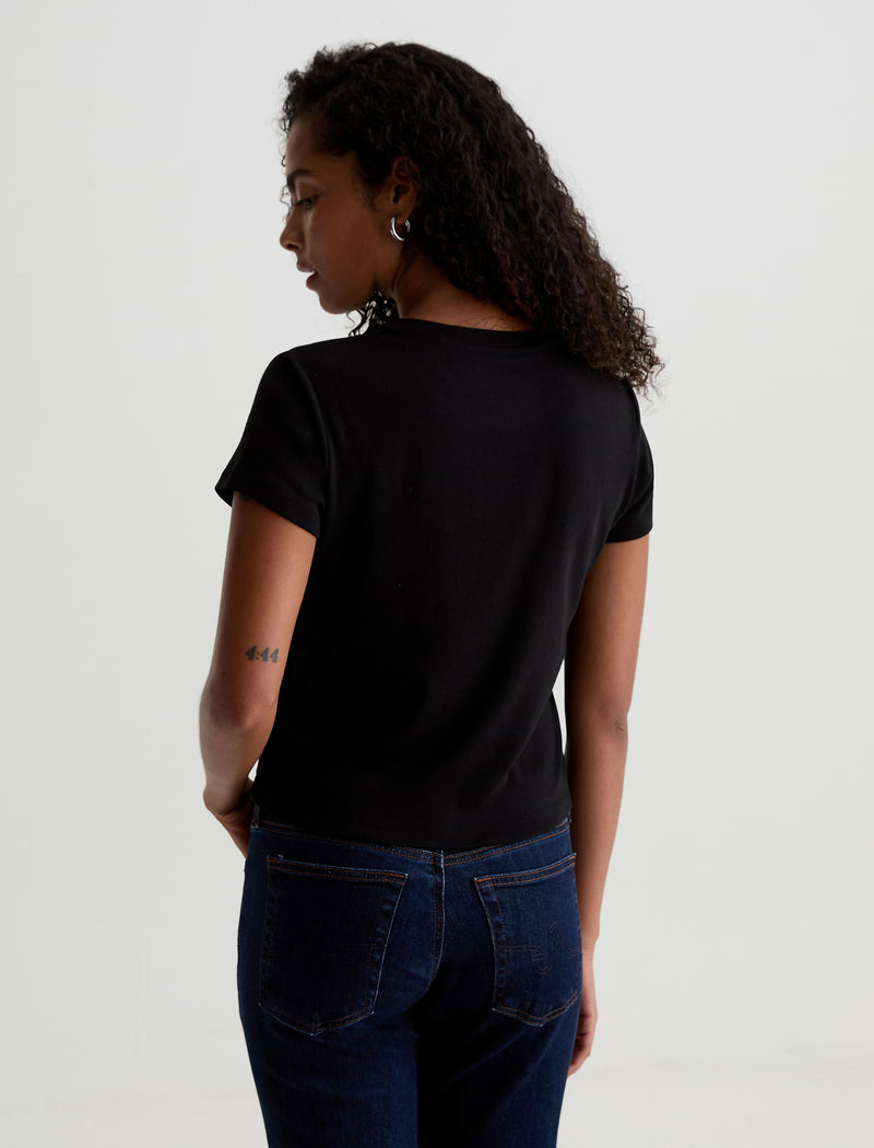 Women Sadie Crew Super Black at AG Jeans Official Store