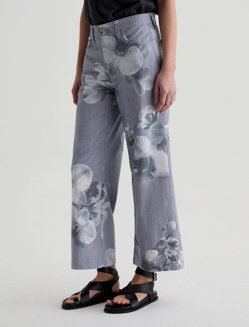 Women Saige Wide Leg Crop SUD Orchid at AG Jeans Official Store