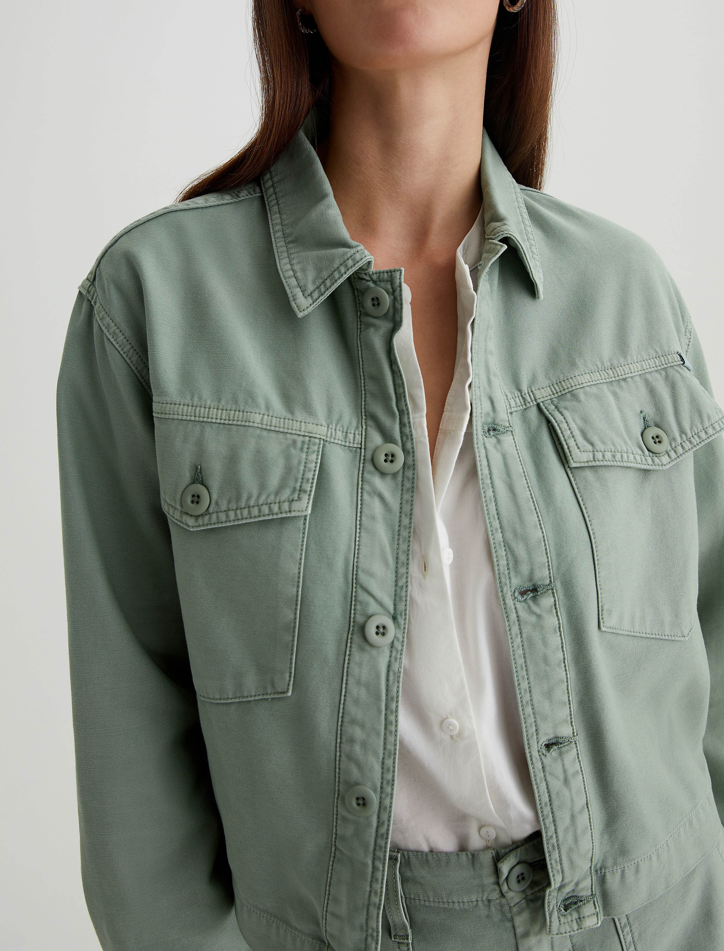 Women Valleta Jacket Sulfur Matcha Latte at AG Jeans Official Store